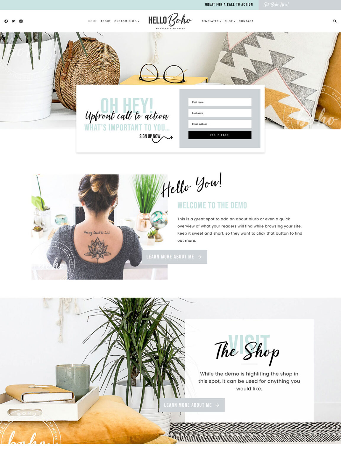Wordpress Themes - Hello You Designs