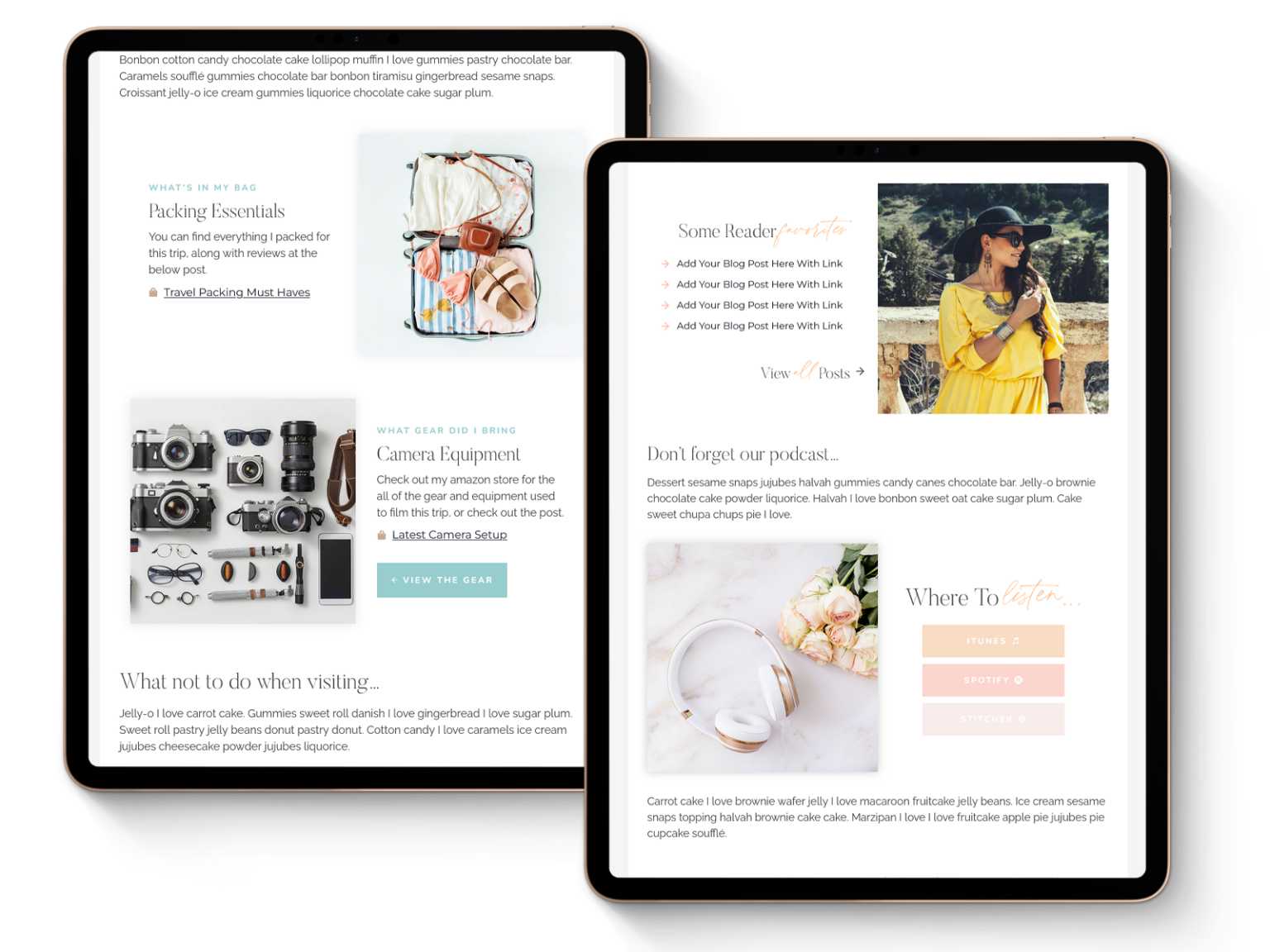 Wordpress Themes - Hello You Designs